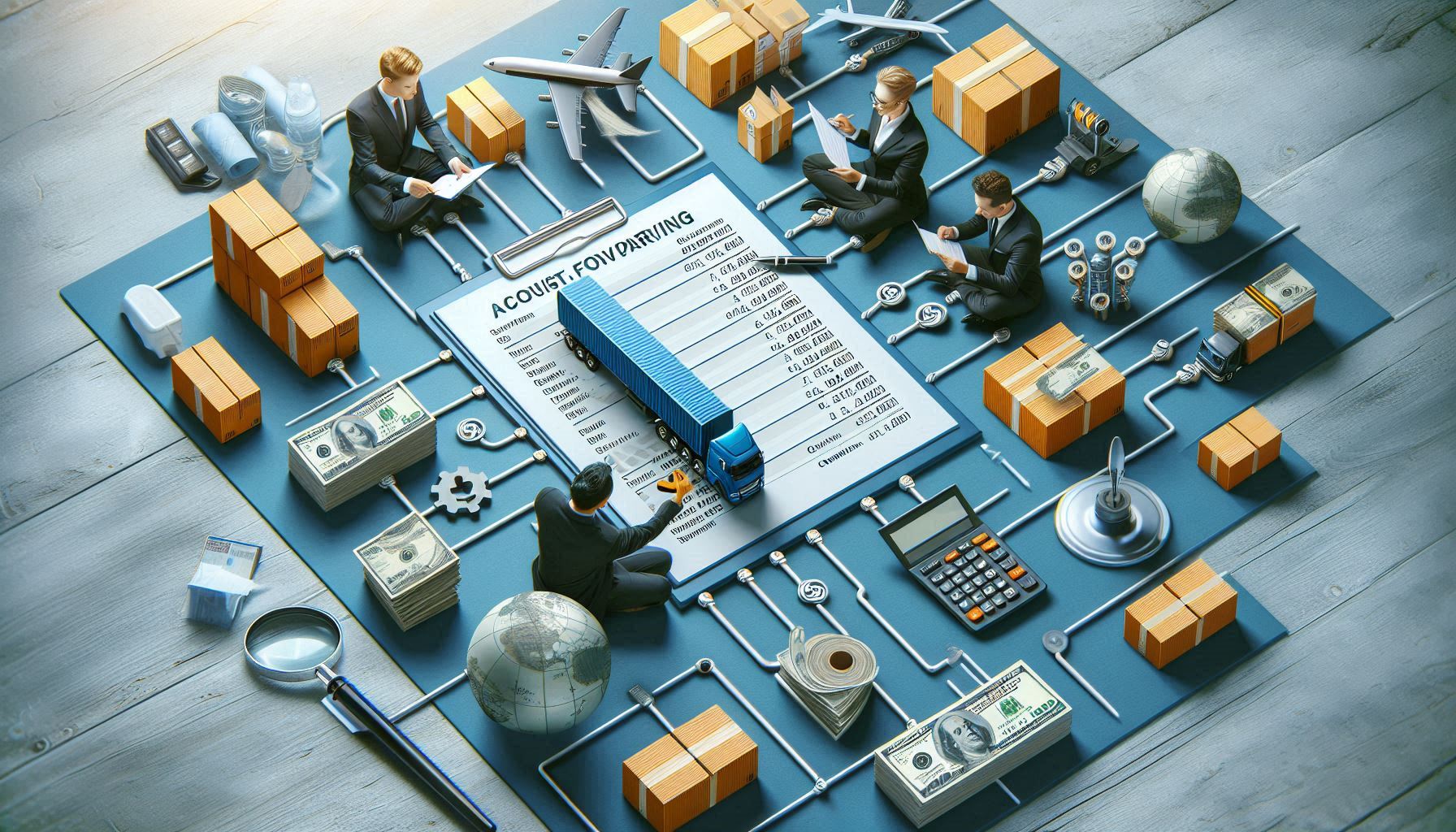 Freight Forwarding Accounts and Invoices Coordination